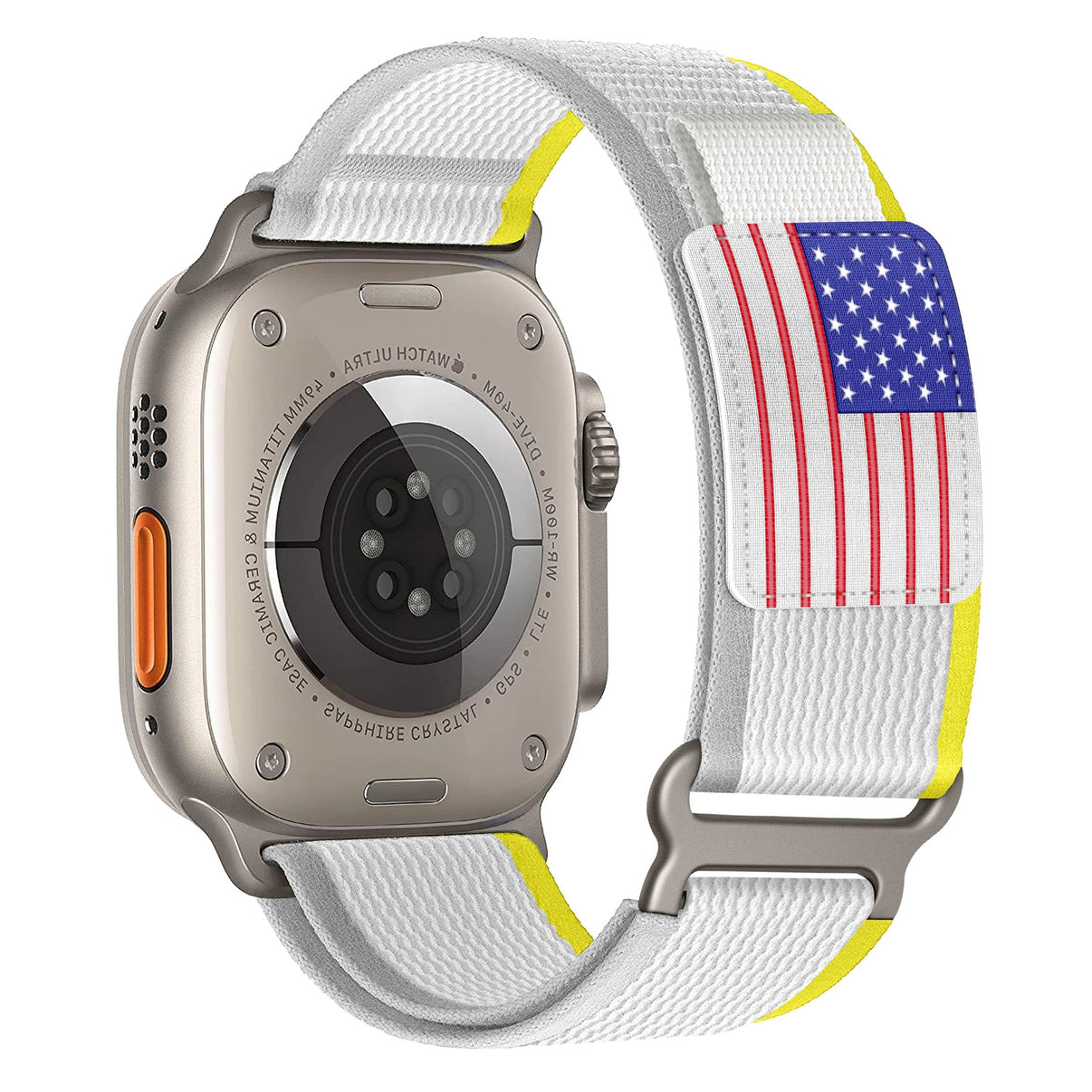 USA Flag Velcro Nylon Loop Strap for Apple watch – Wristwatchstraps.co