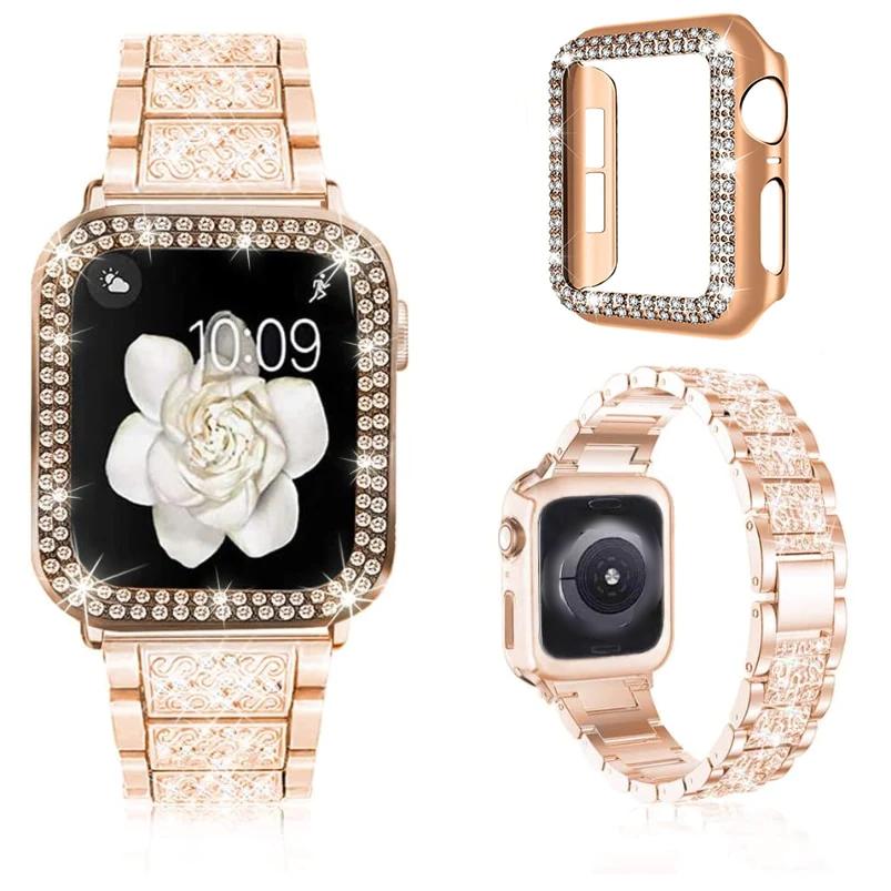 Luxury Lab created Diamond Steel Case and Strap Bling Protective Case ...