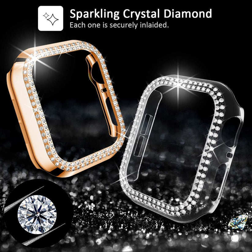 Luxury Lab created Diamond Steel Case and Strap Bling Protective Case ...